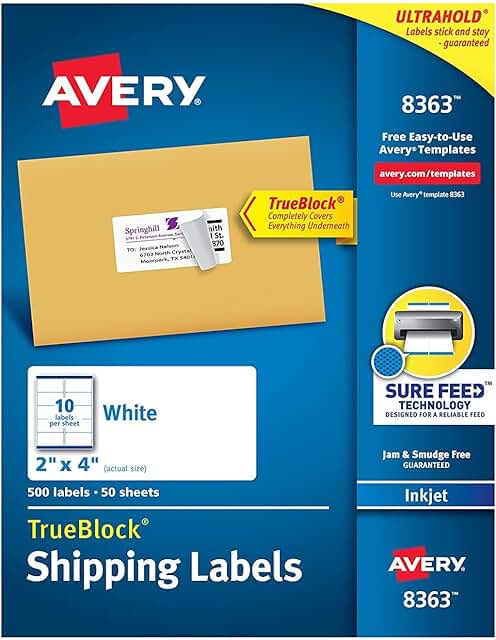 Amazon.com: avery labels 10 per sheet