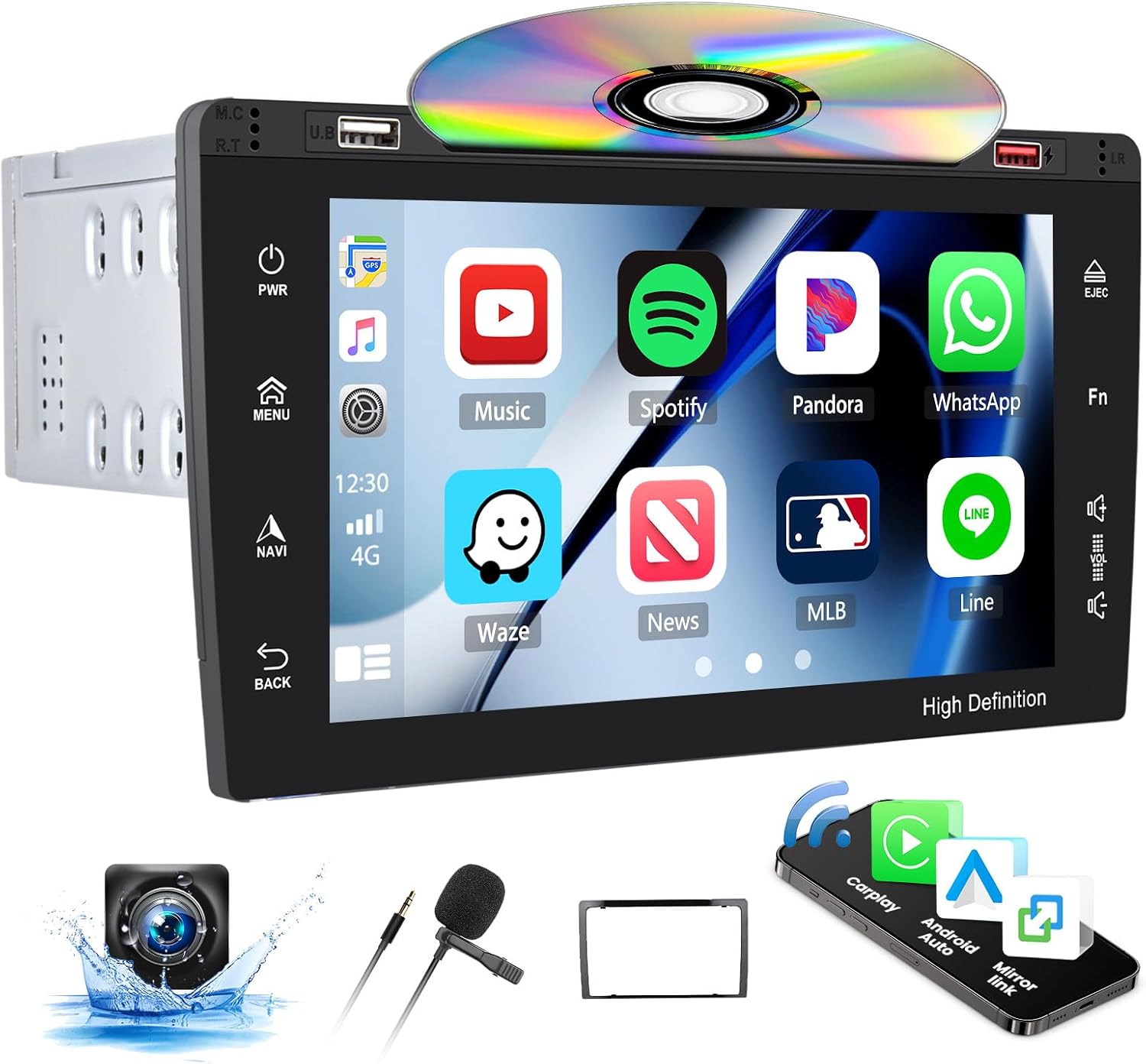 Amazon.com: 2G+32G Android 13 Car Stereo with CD/DVD Player Apple ...
