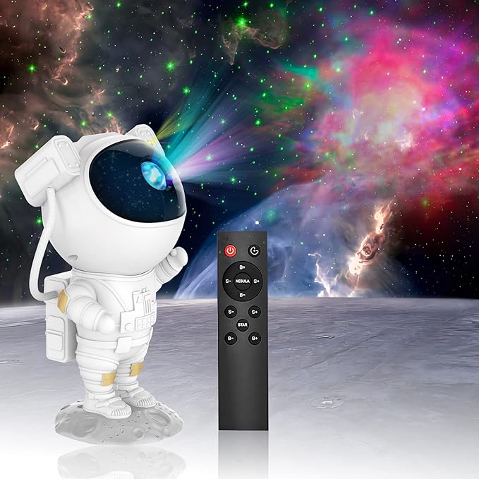 Astronauta Galaxy Star Proyector de luz nocturna estrellada, proyector ...