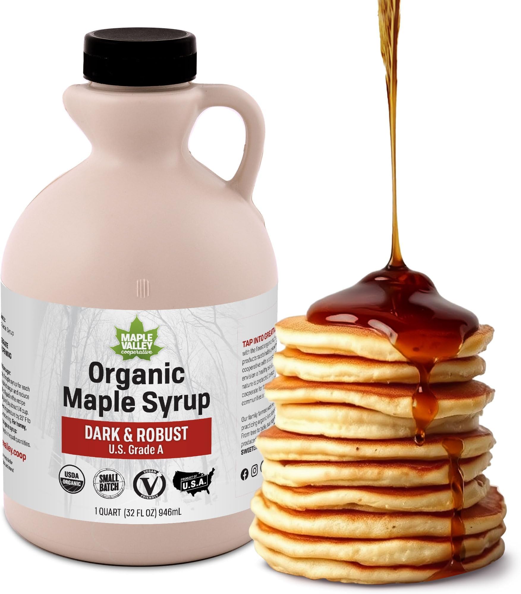 Amazon.com: Log Cabin All Natural Table Syrup for Pancakes and Waffles ...