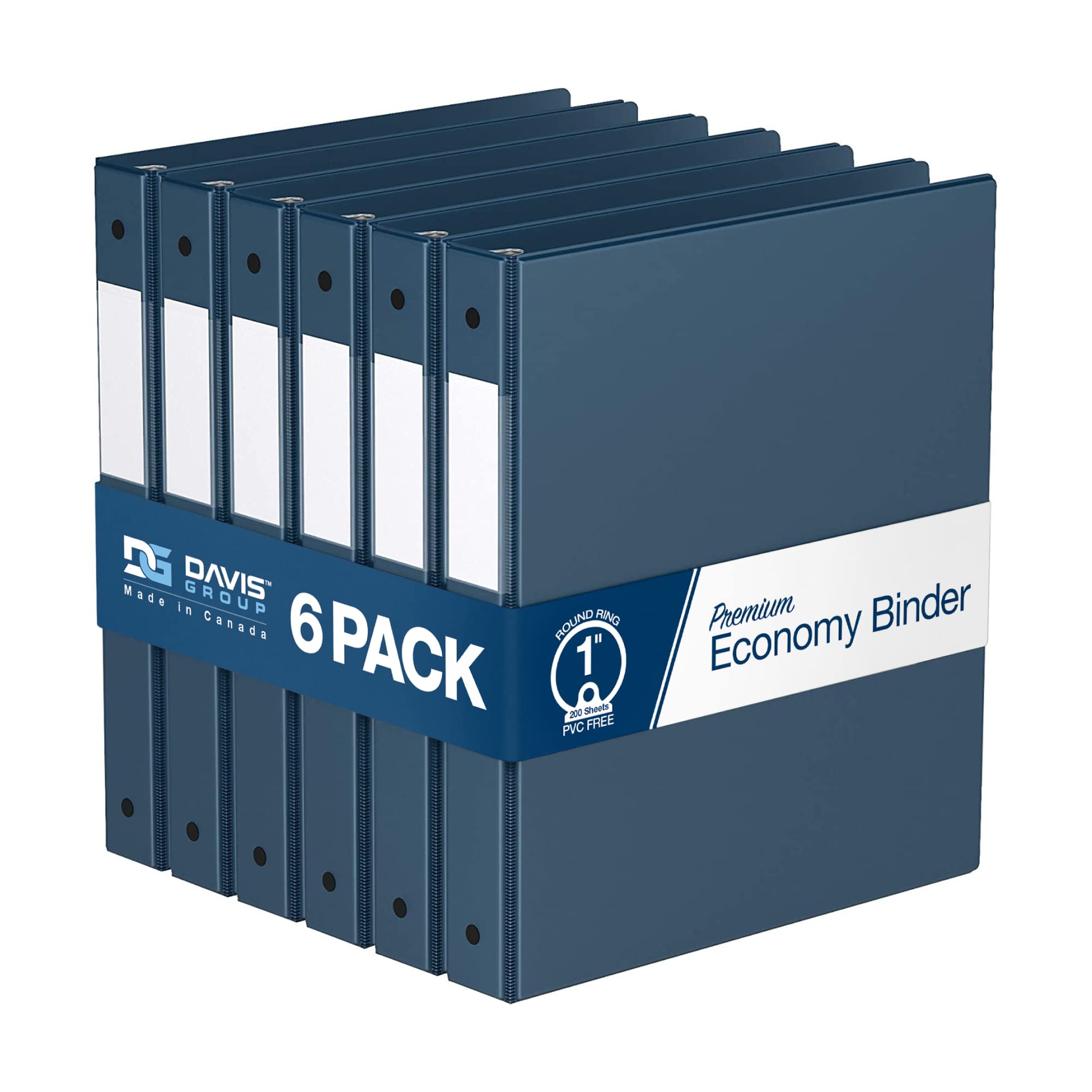 Premium Economy 1-Inch Binder, 3-Ring Binder for School, Office, or ...