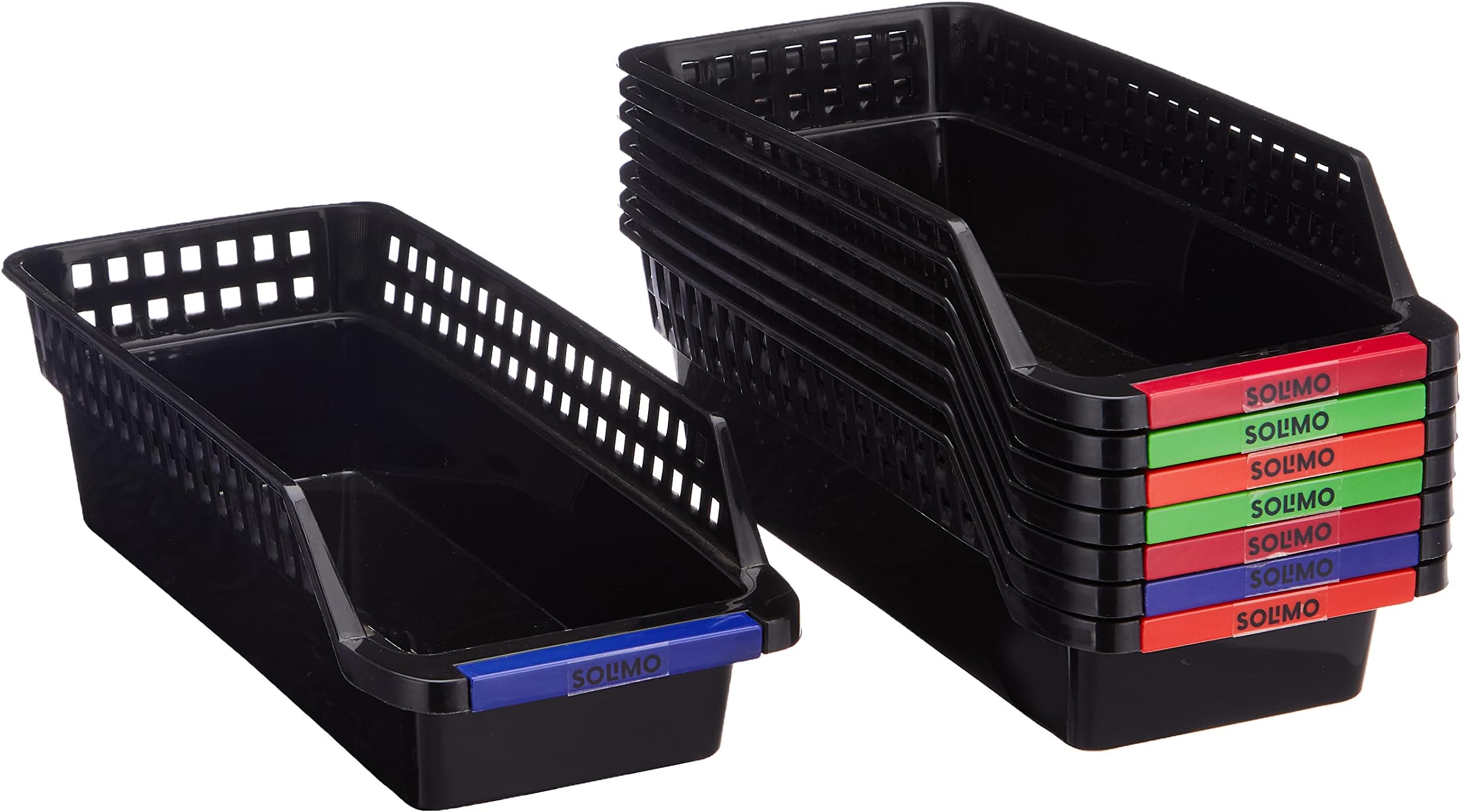 Alkon Polybins Stackable Storage Set of 20 Bins with 5 Mounting Rails ...