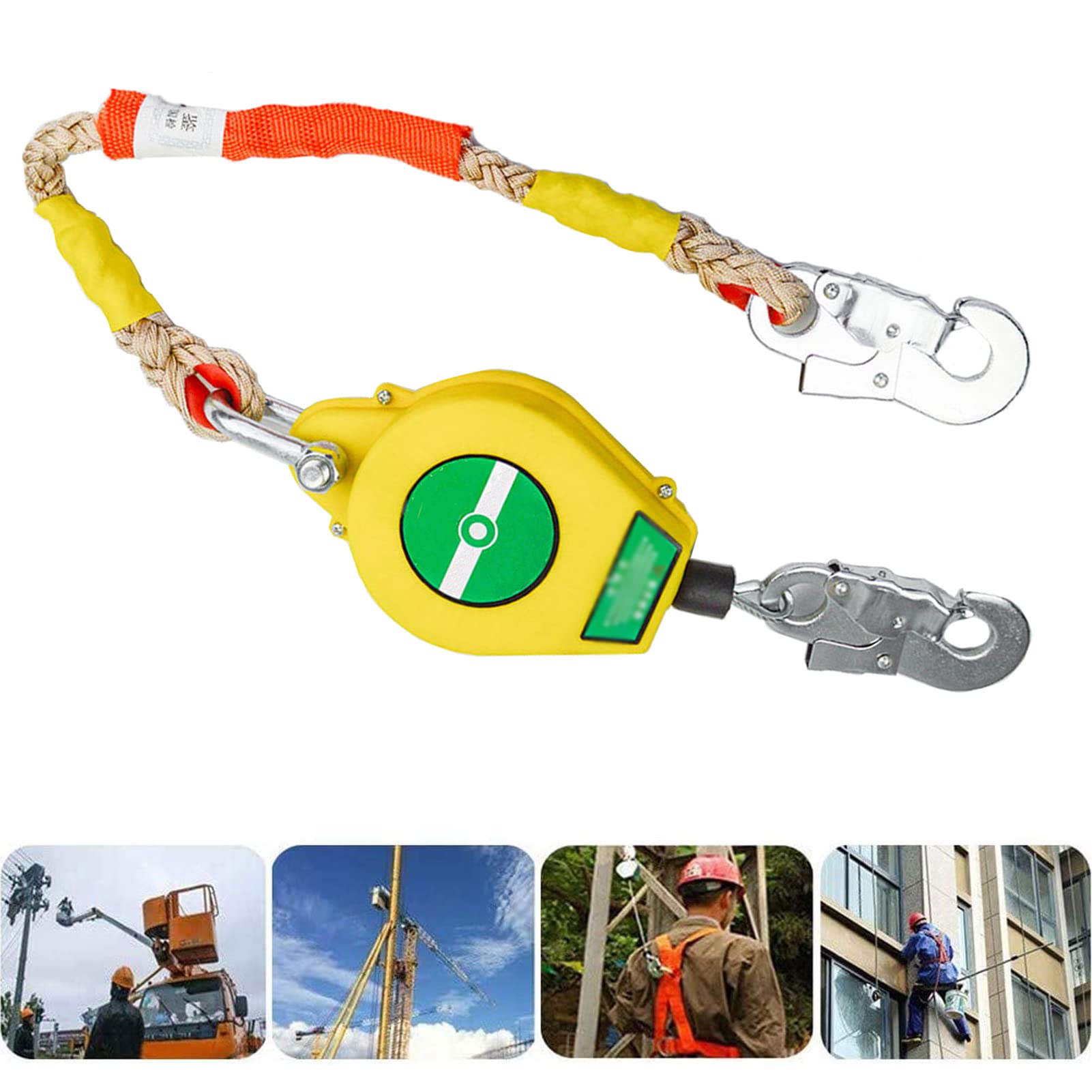 Buy SJASD Height Safety Self Retracting Lifeline Fall Arrest Block ...