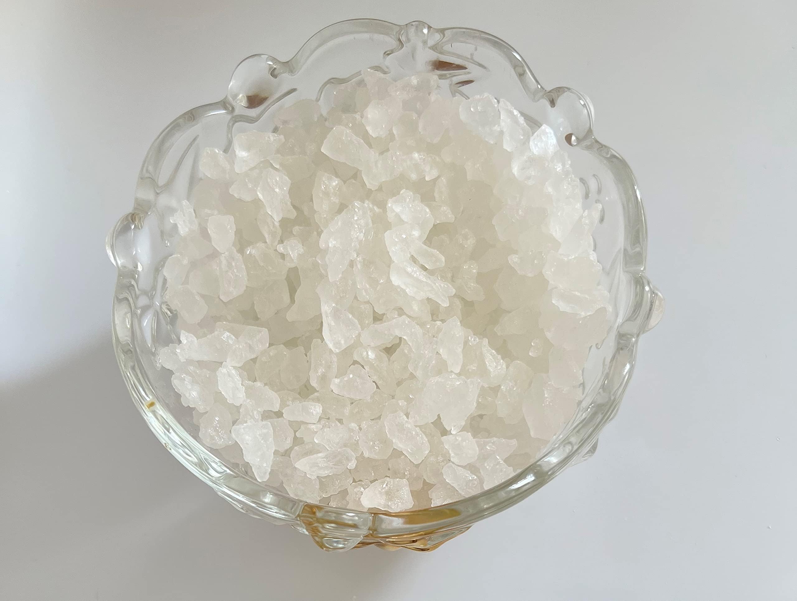 Amazon.com : SweetGlob Old Fashioned White Rock Candy Crystals (Gems ...