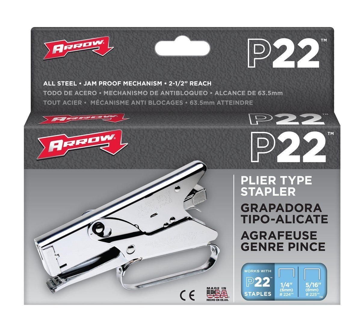 Snapklik.com : Arrow P22 Heavy Duty Plier Type Stapler