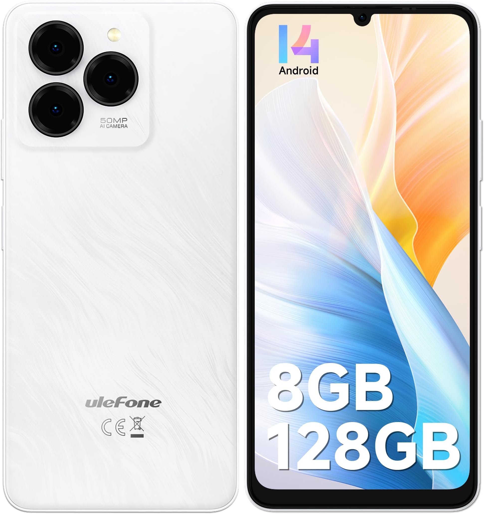 Amazon.com: Ulefone Note 20 Pro Phone Unlocked, 8GB+128GB, 8-Core, 6.75 ...