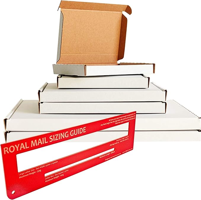 50 x WHITE C5 A5 Size Box Large Letter Strong Cardboard Shipping ...