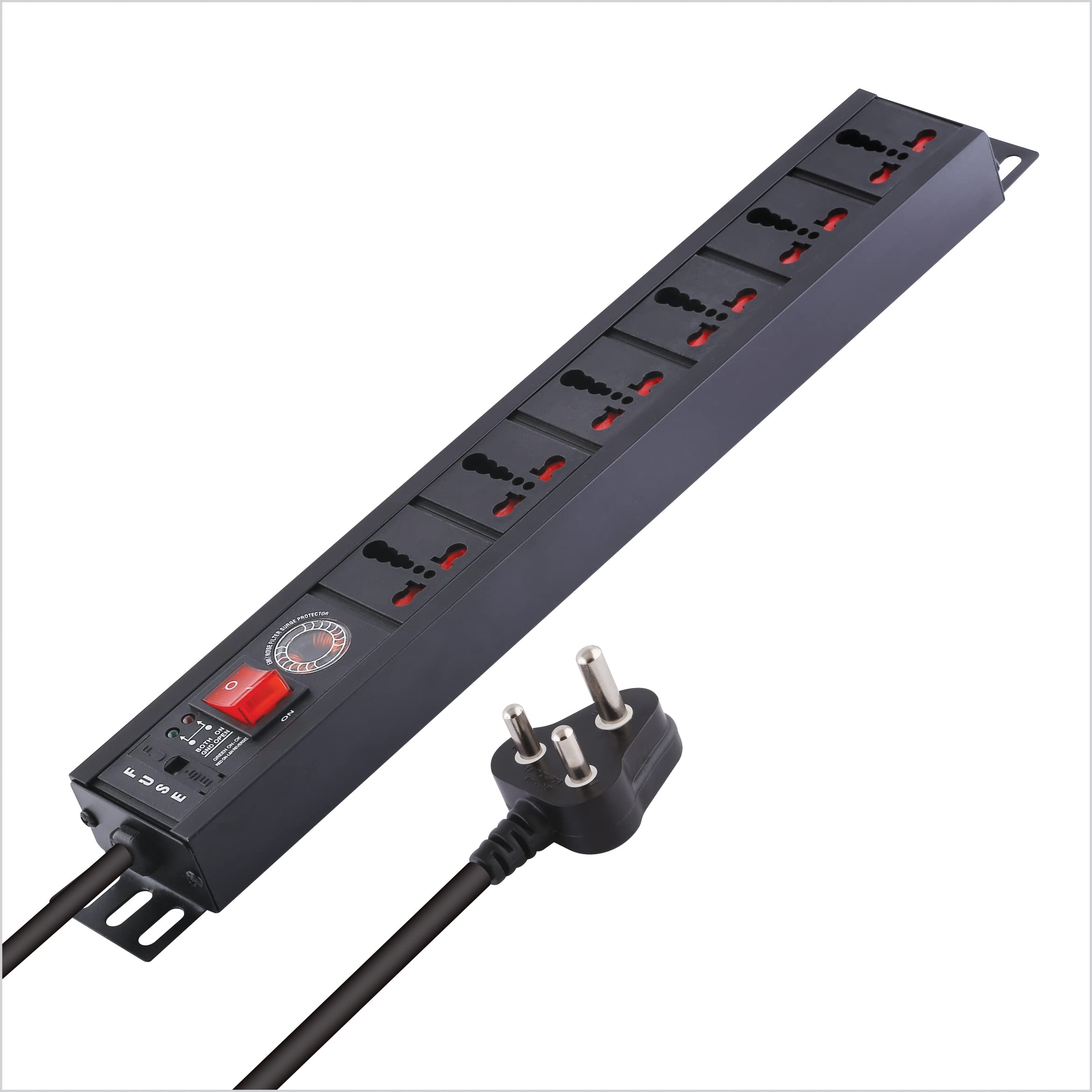 MX 6 Socket Universal Spike & Surge Suppressor (15 AMPS) : COPPER ...