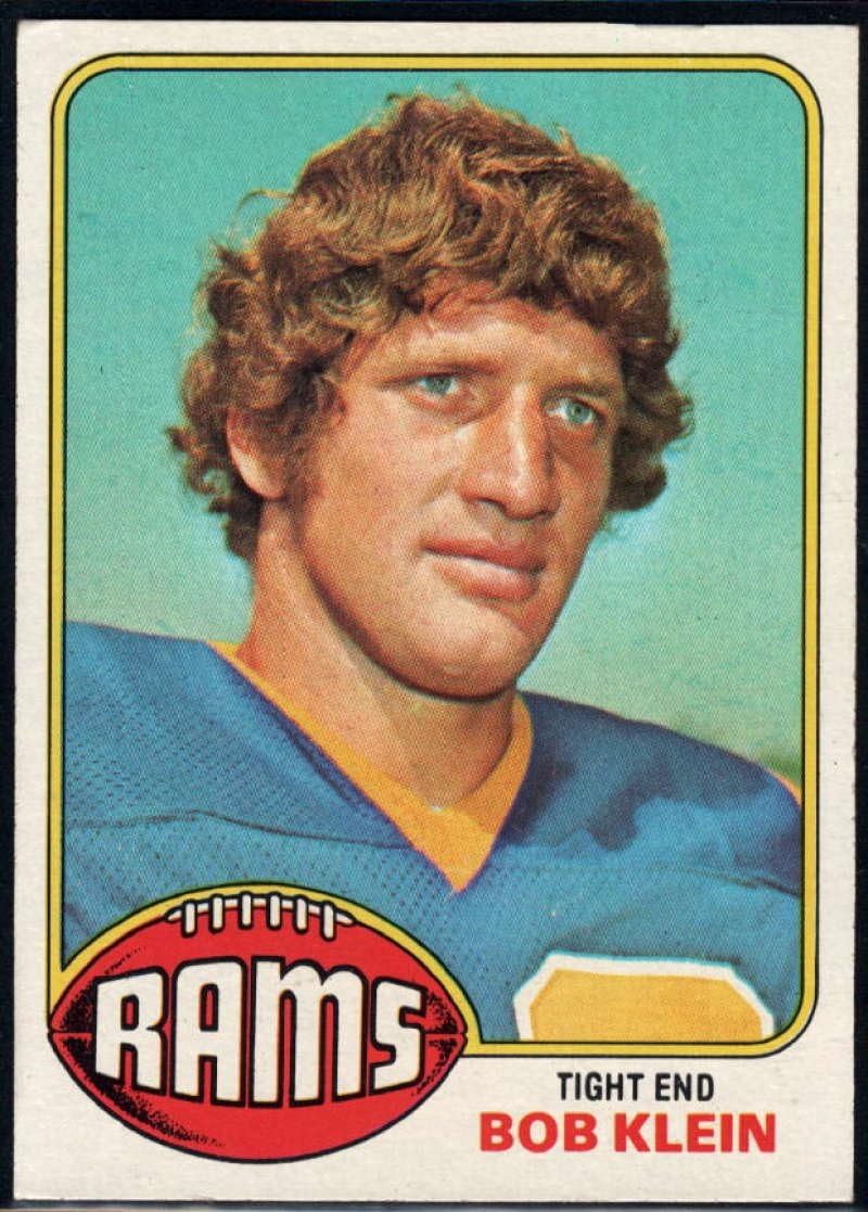 Amazon.com: Football NFL 1976 Topps #42 Bob Klein LA Rams ...