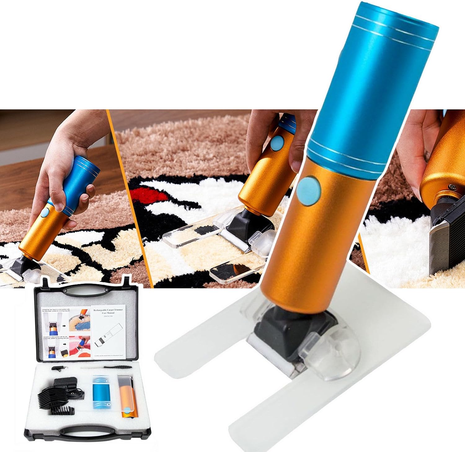 Amazon.com: Soflightmok Cordless Carpet Trimmer W/Shearing Guide | 250w ...