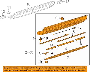 Amazon.com: MERCEDES-BENZ 1666900075 GENUINE OEM RUNNING BOARD : Automotive