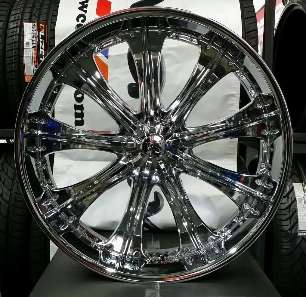 Amazon.com: 30" INCH RED SPORT RWS33 WHEELS RIMS & TIRE FIT CHEVY RAM ...