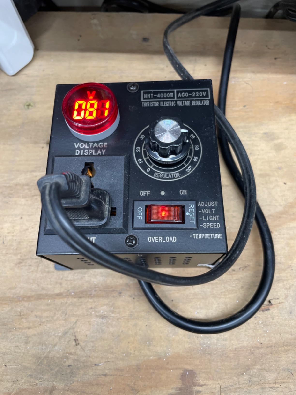 Amazon.com: Fan Speed Controller 120v-220v Ac Motor Speed Controller ...