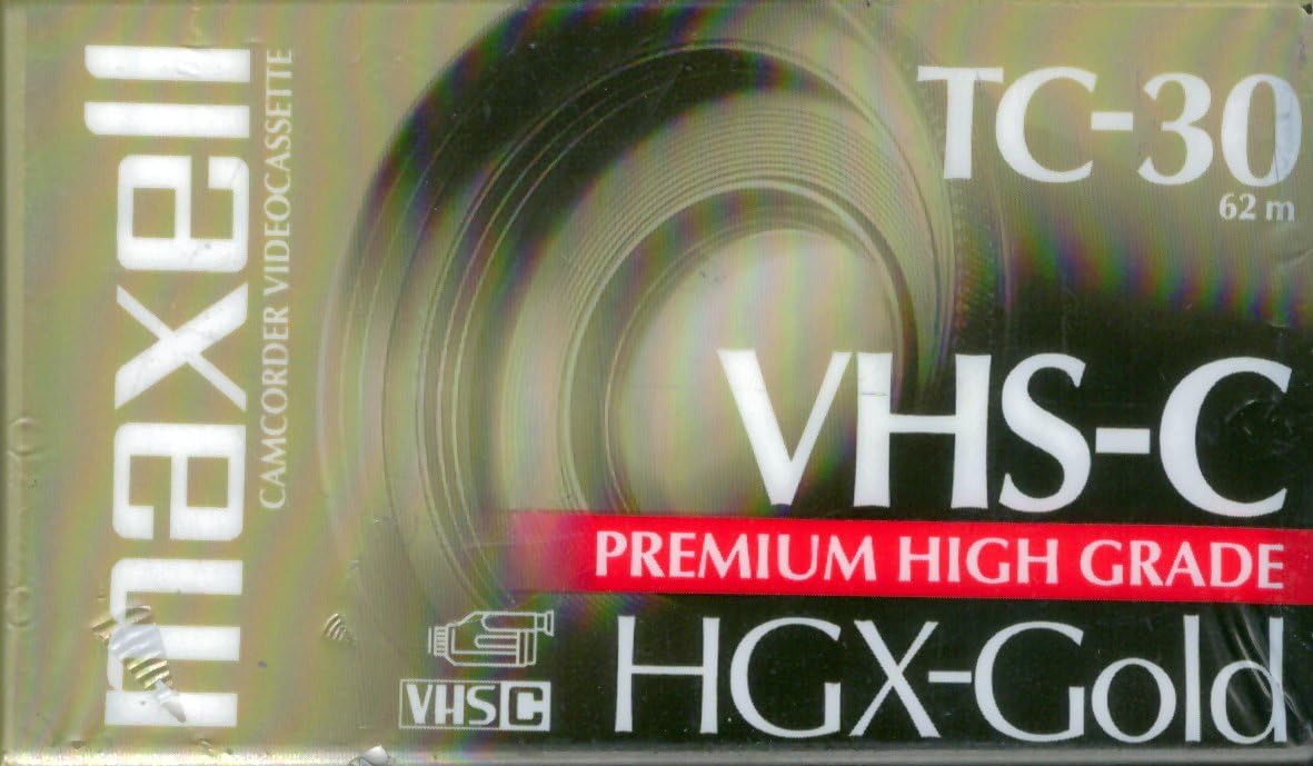 Amazon.com: High Grade VHS-C Videotape Cassette Set of 2 : Electronics