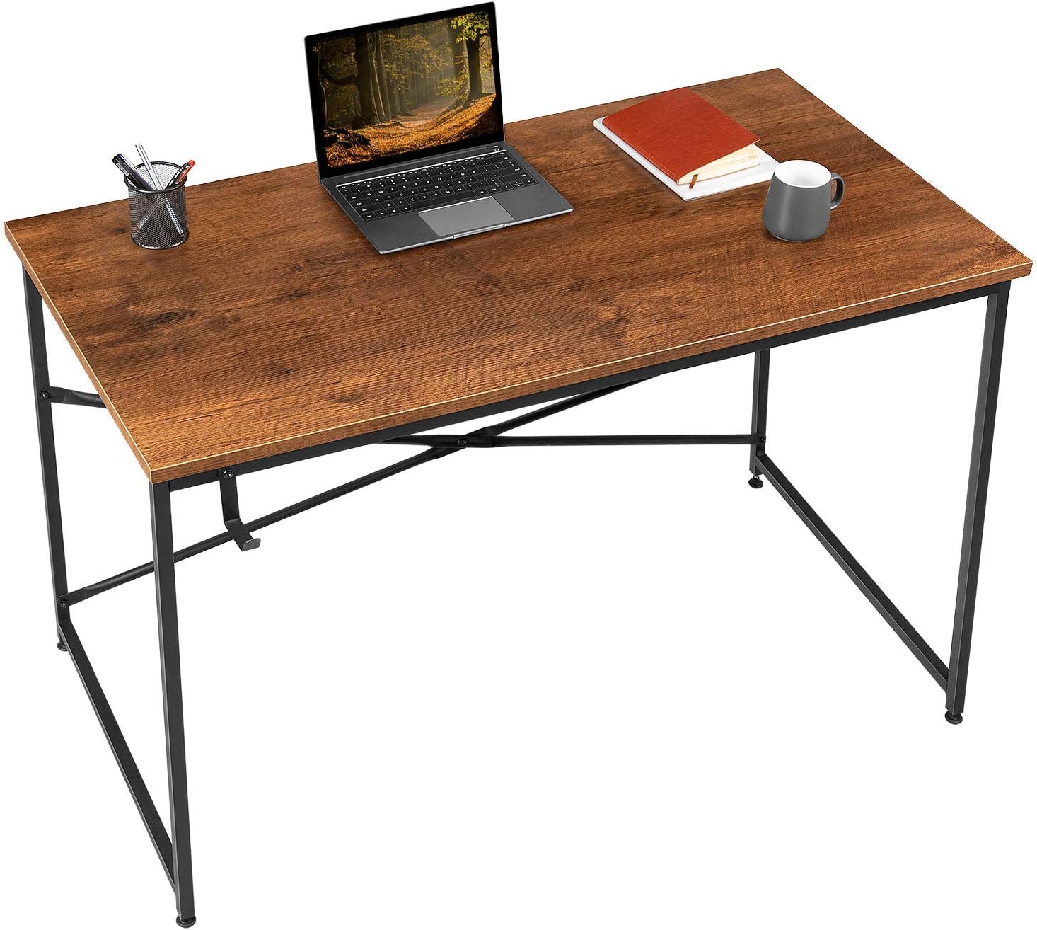 Amazon.com: Furmax Computer Desk, 44 Inch Home Office Writing Study ...