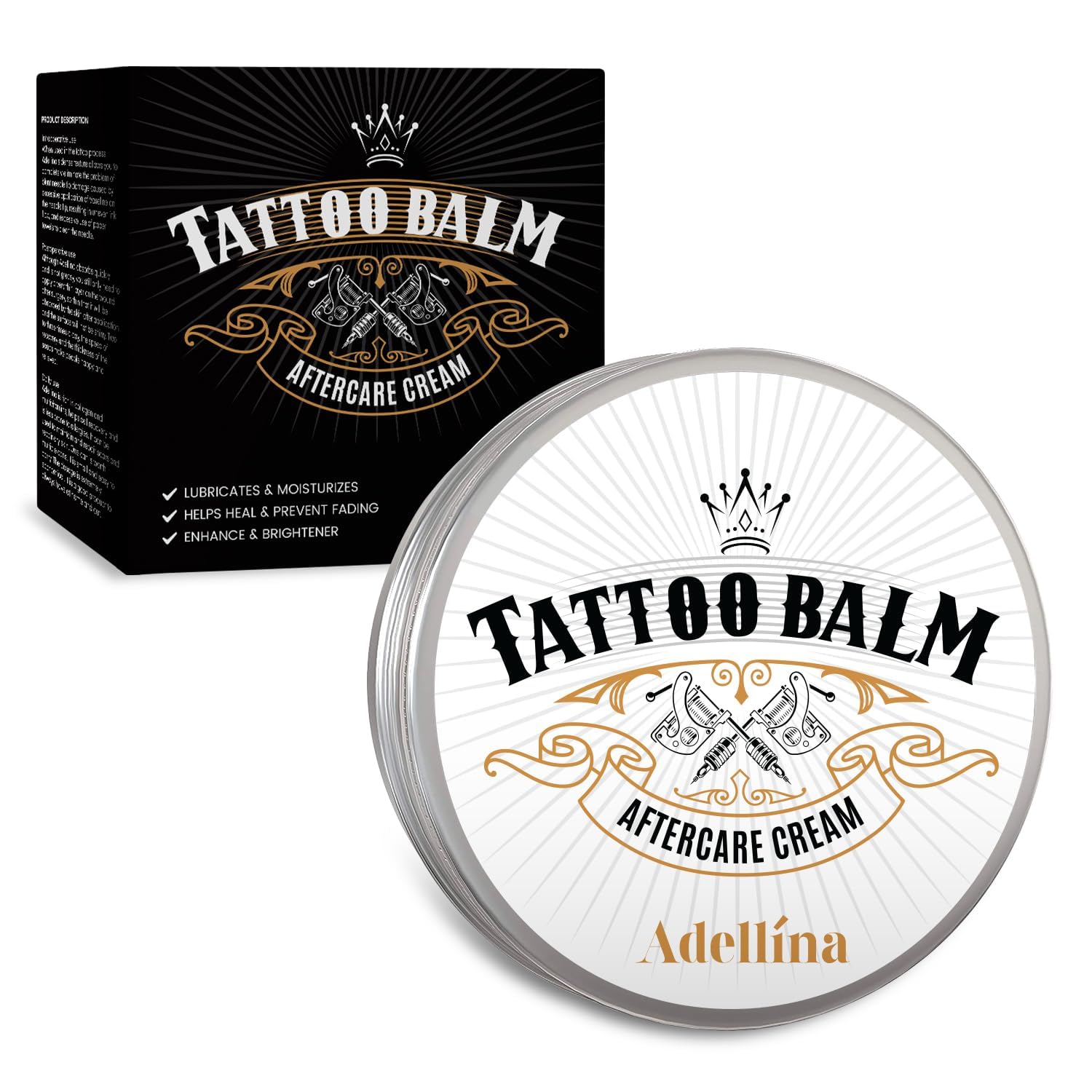 Balm Logo Lip Balm Snap Top Tin White | Lip Balm