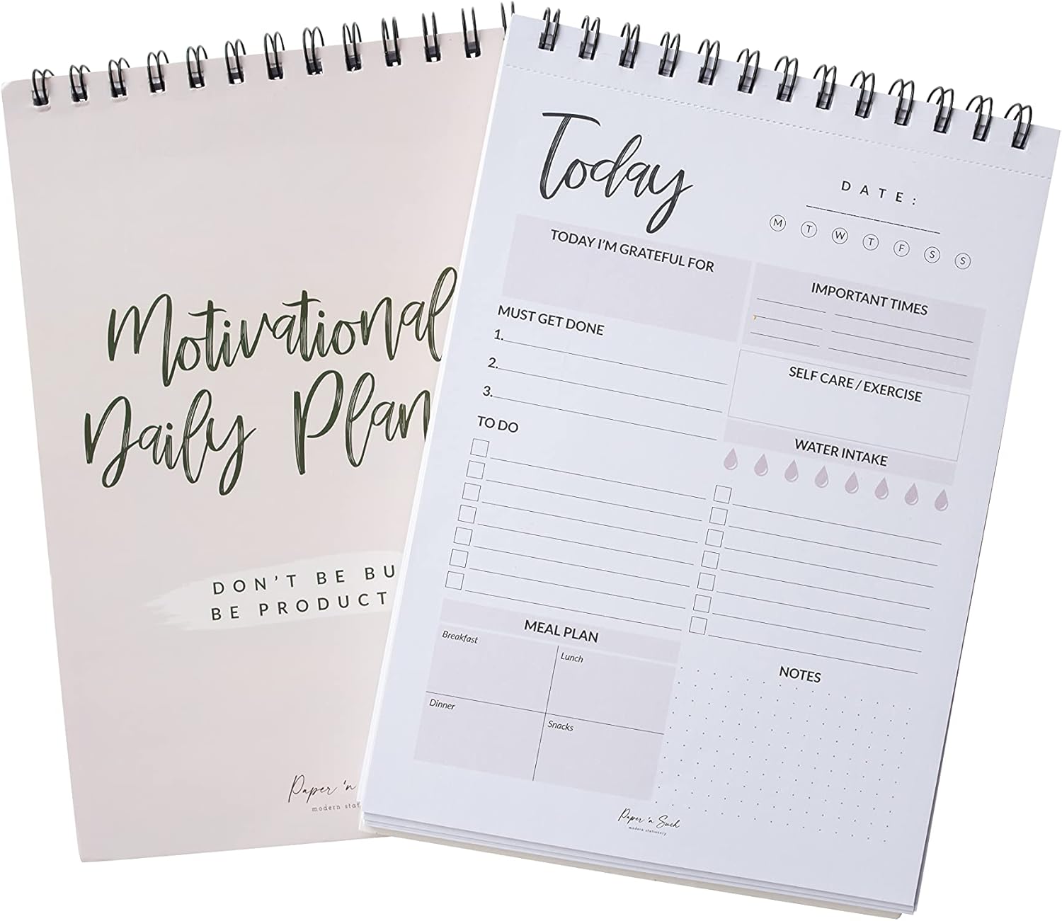 Amazon.com : Undated Daily Planner- to-Do List Notebook- 7x10" with 100 ...