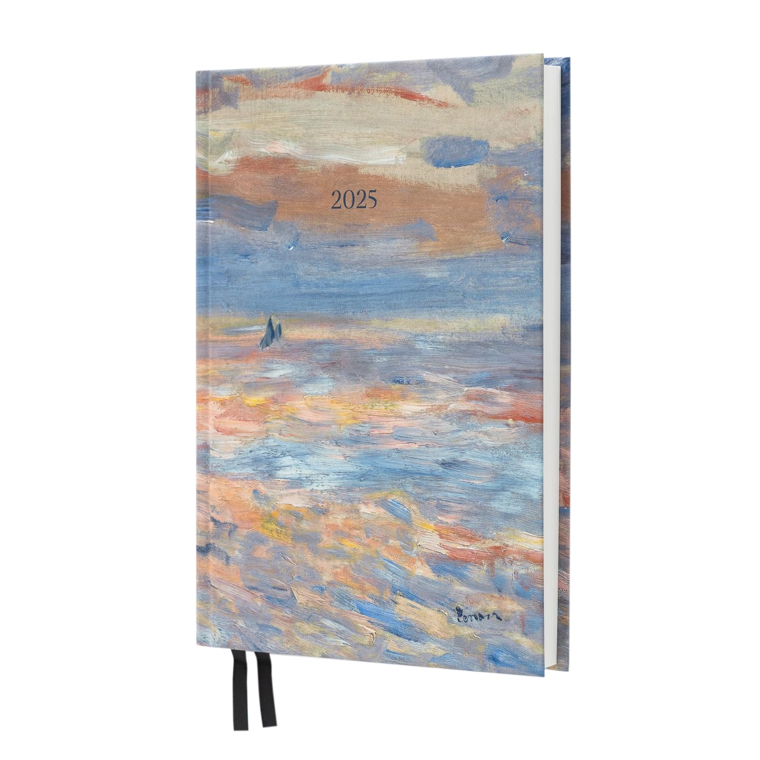 Kokonote Diary 2025 A5 Two Days Per Page - Renoir | January 2025 ...