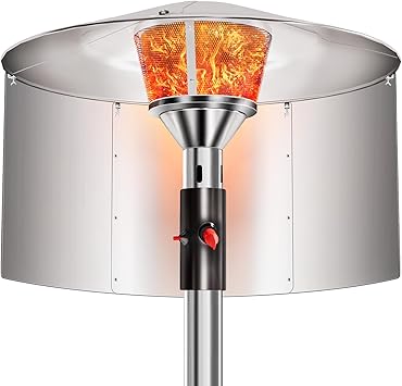 Amazon.com: Patio Heater Reflector Shield, Heating Reflector, Heat ...