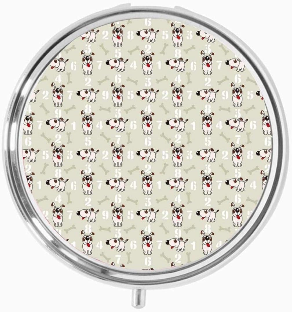 Pastillero con diseño de dibujos animados, sin costuras, organizador de ...