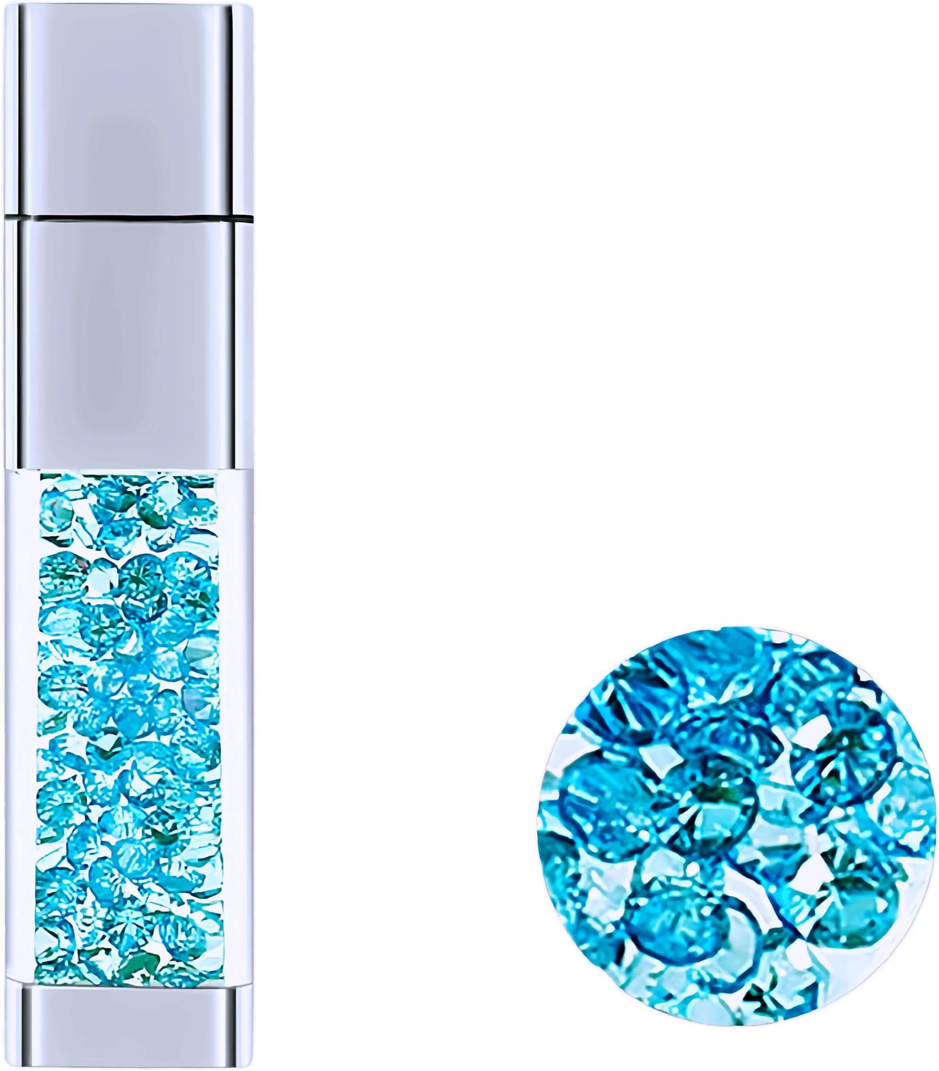Amazon.com: WooTeck 128GB Jewelry Crystal Lipstick USB Flash Drive,High ...
