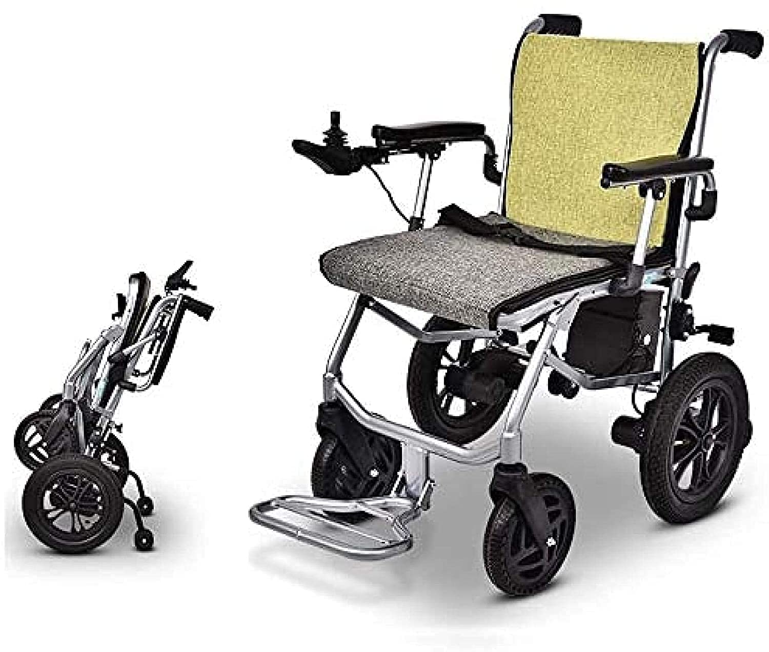 Buy FGVDJ Electric Wheelchairs for Adults Motorised Folding Lightweight ...