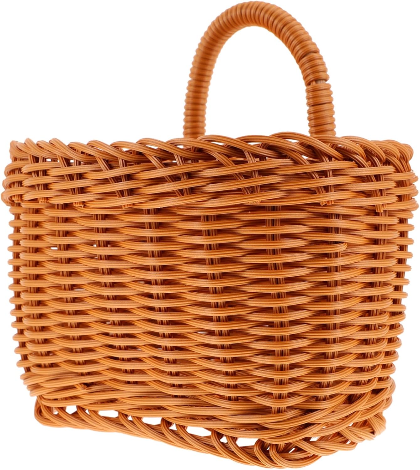 Amazon.com - Ciieeo Rattan Hanging Basket Woven Wall Baskets Display ...