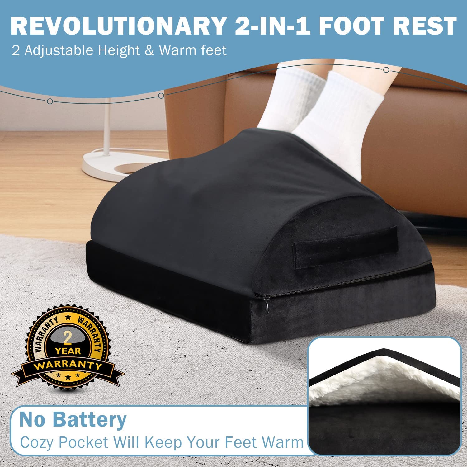 Snapklik.com : Foot Rest For Under Desk At Work, Footrest