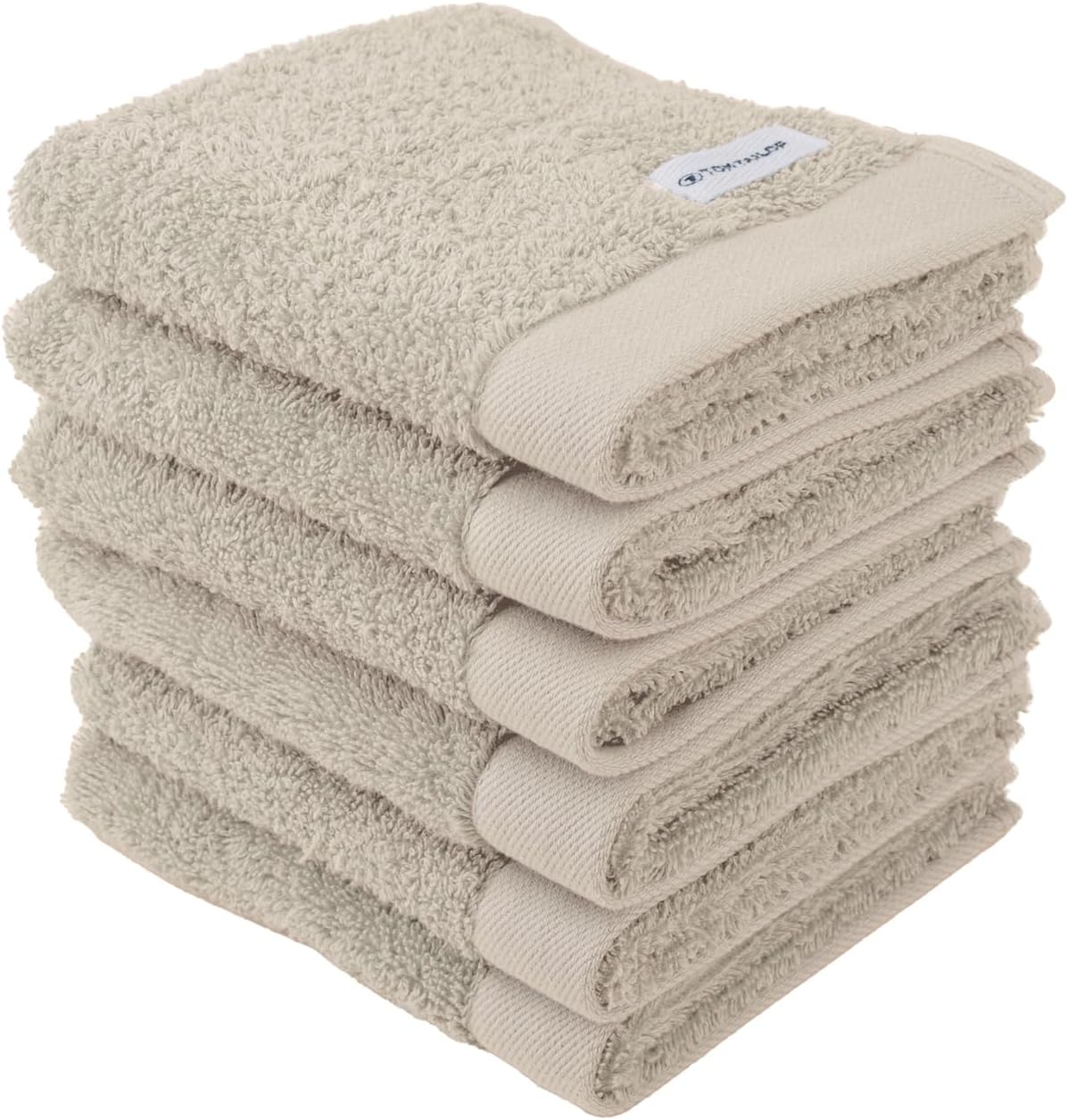 Klaus Herding GmbH Tom Tailor Guest Towels, Set of 6, 30 x 50 cm, 100% ...