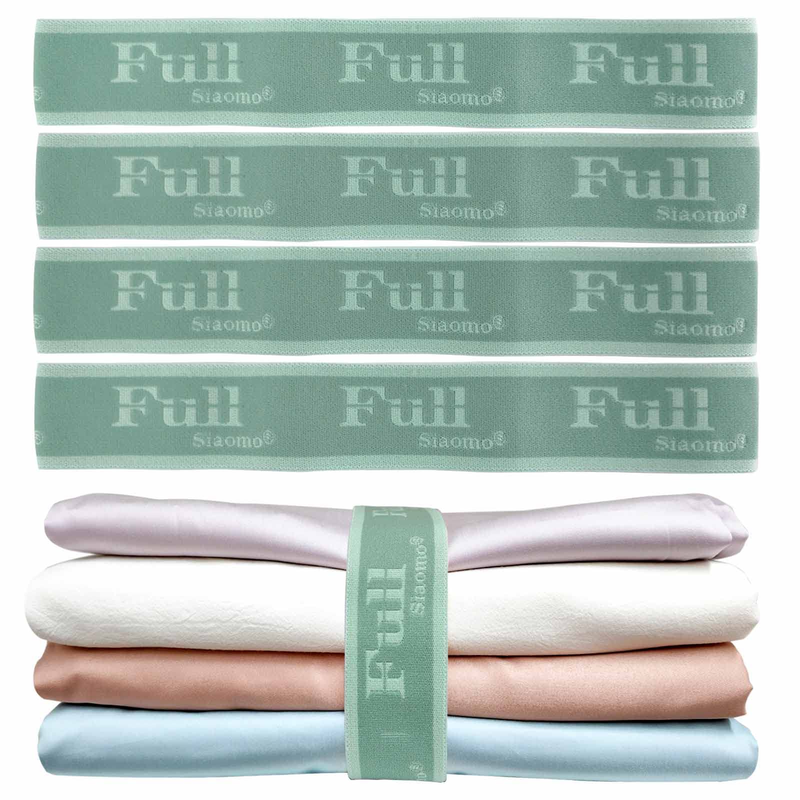 Amazon.com: Siaomo Bed Sheet Organizer Bands, Sheet Set Storage Label ...