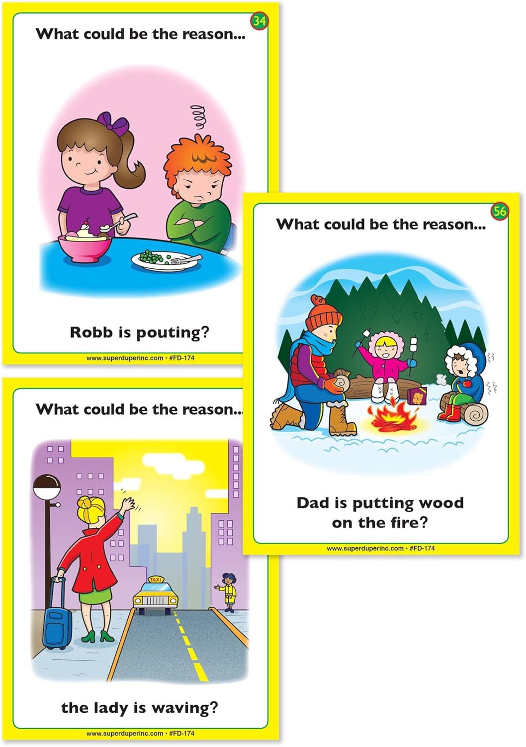 Buy Super Duper Publications | What Could Be The Reason…? Fun Deck ...