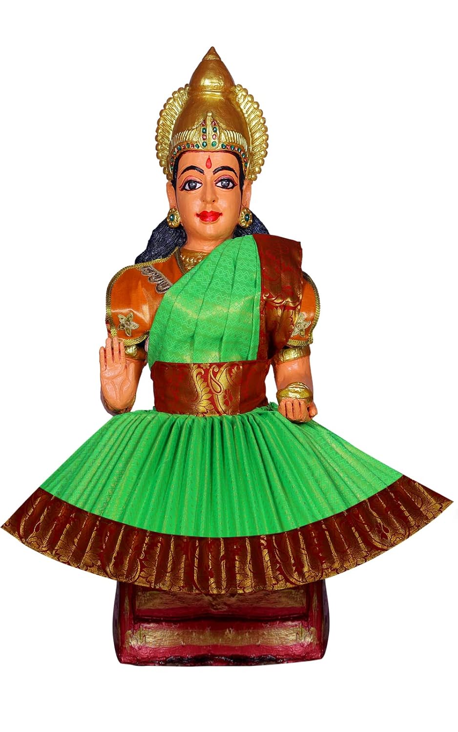Pavitra Vastralayam. - Saree for Goddess Idol | Dress for Saraswati ...