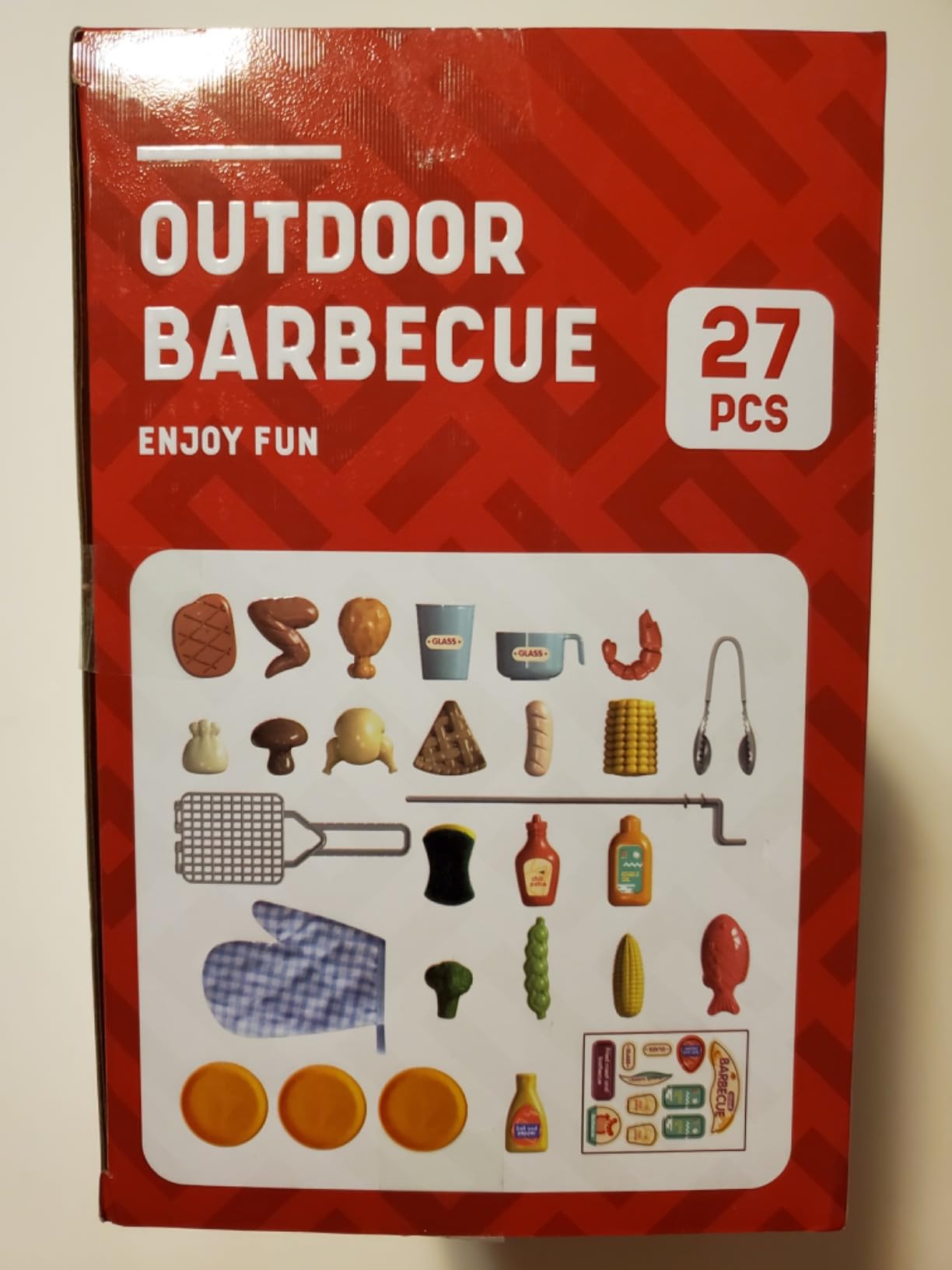 Amazon.com: Kids BBQ Grill Toy Pretend Play BBQ Grill for Kids ...