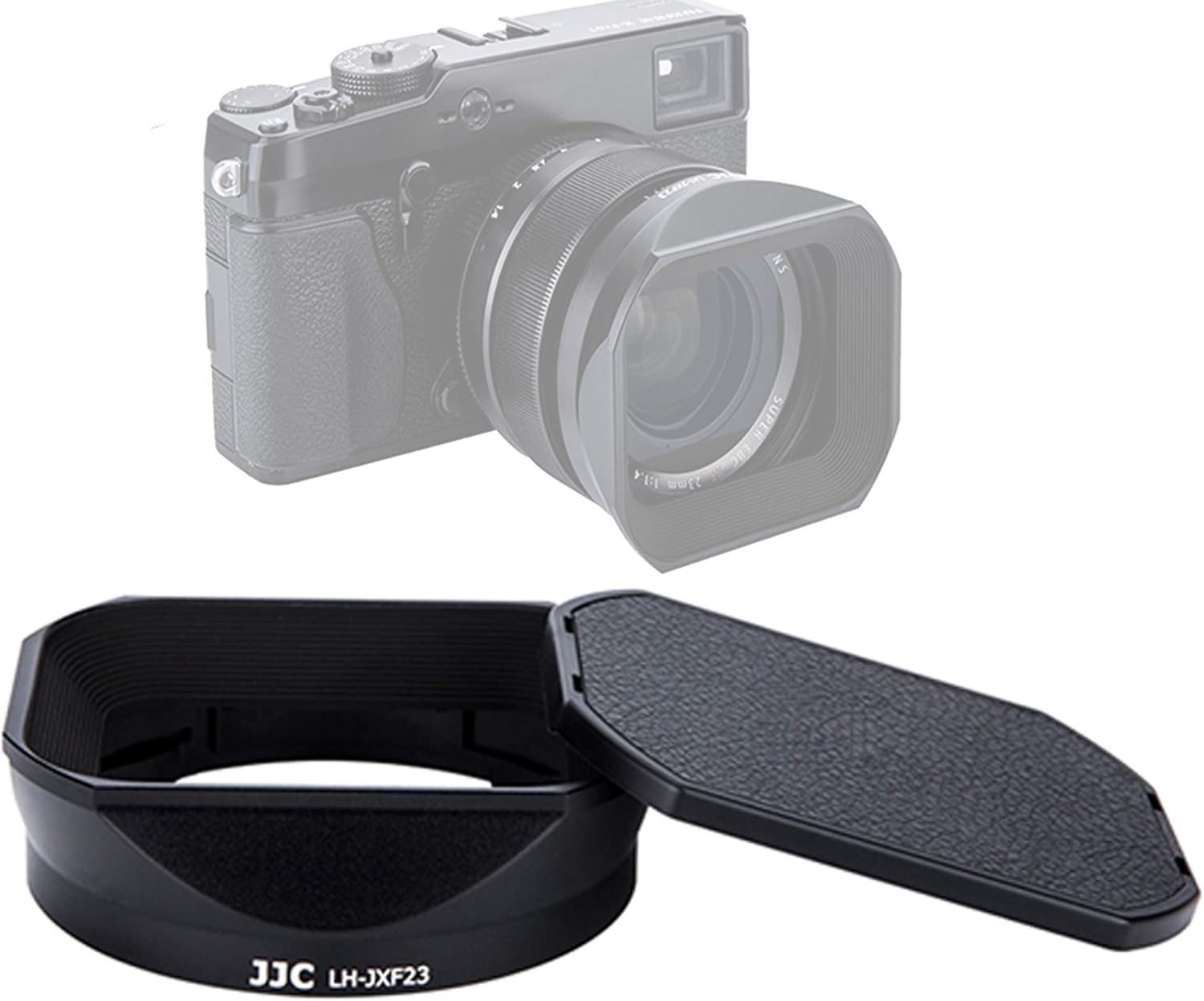 Amazon.com : JJC LH-JXF23 Black Bayonet Metal Square Lens Hood for FUJINON XF 23mm F1.4 R XF ...