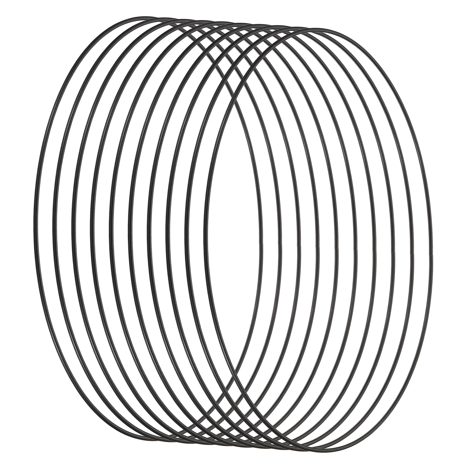 PATIKIL 16 Inch Round Dream Catcher Ring, 16 Pcs Metal Christmas ...