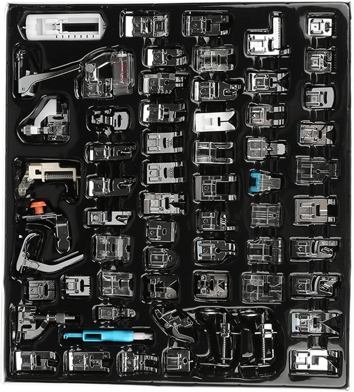 Amazon.com: 62pcs Sewing Machine Presser Foots Set, Sewing Machine ...
