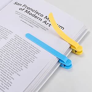 Amazon.com: Fahsiam 2pcs Silicone Book Mark,Smart Bookmark,Book Marker ...