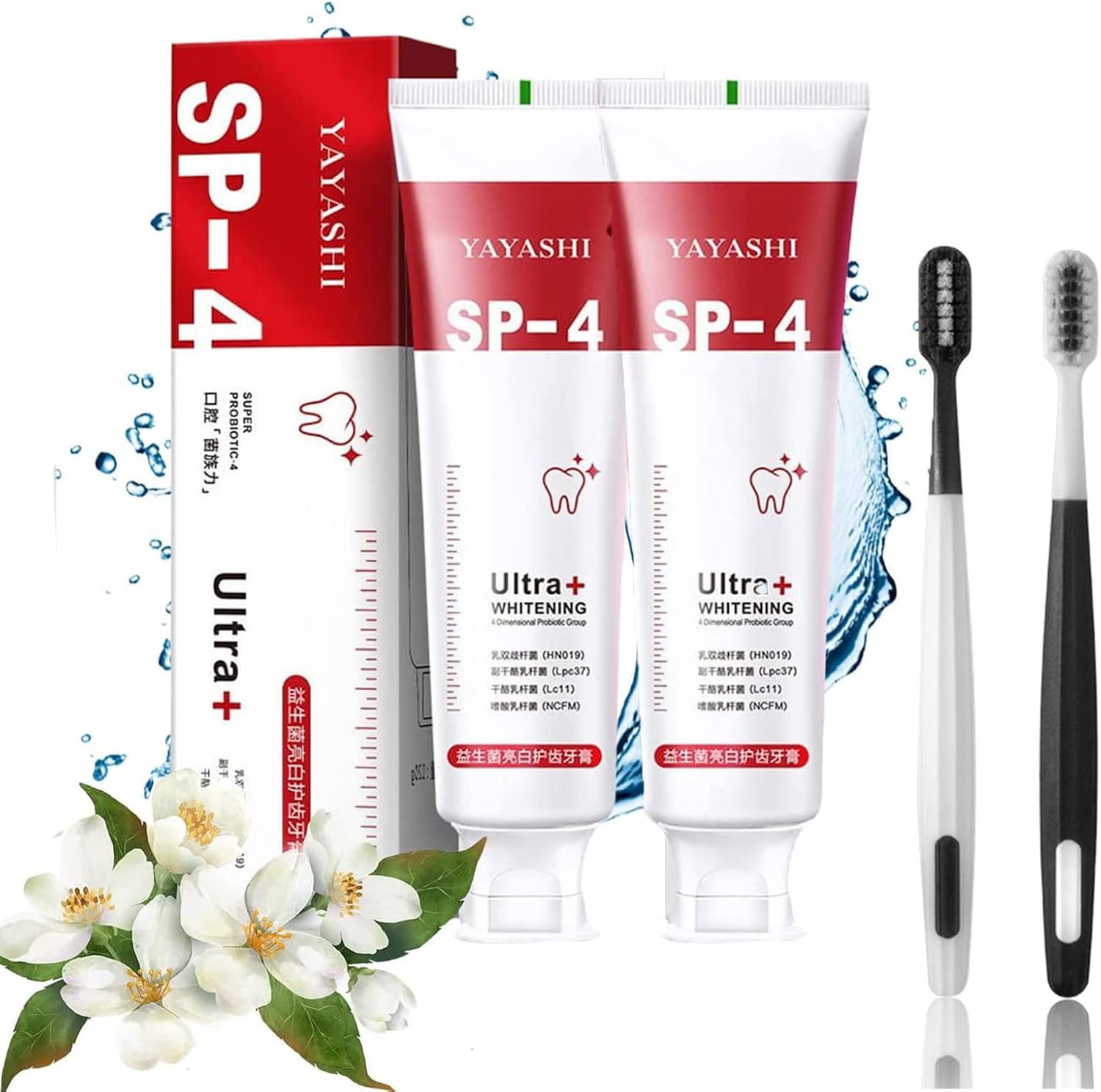 Yayashi sp-4 Toothpaste, All Smiles -Brightening & Stain Removing ...