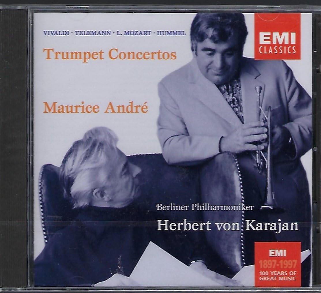 Trumpet Concertos By Hummel, Telemann, Vivaldi: Andre, Maurice: Amazon ...