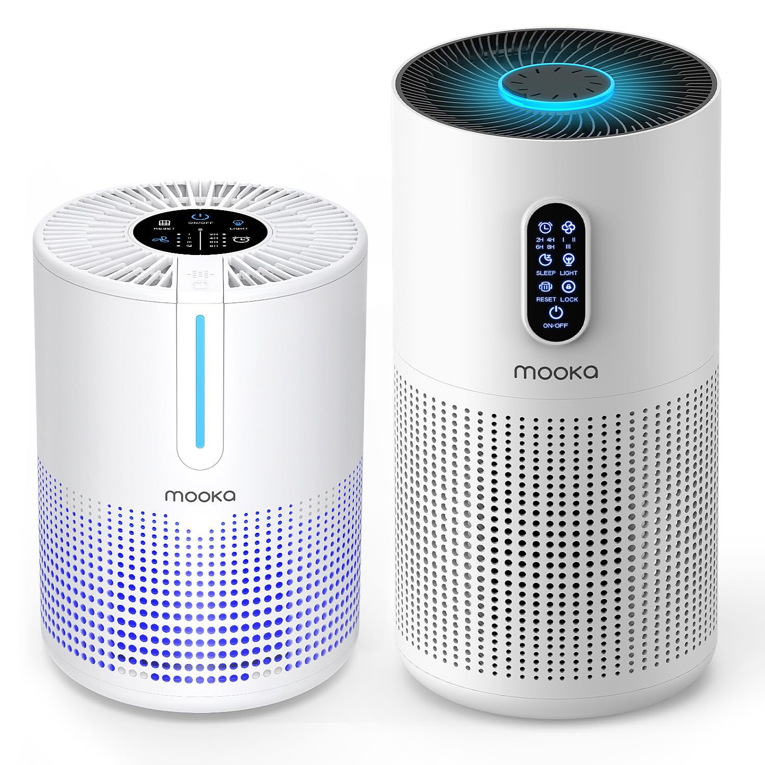 Amazon.com: 2PACK MOOKA M01 Air Purifier for Home Large Room Up to ...