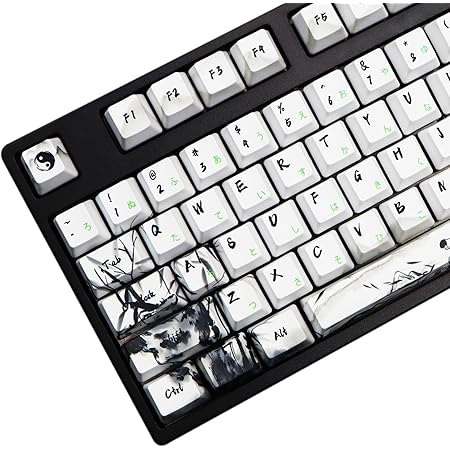 Amazon.com: MOLGRIA Ink Lotus Keycaps, 140 Set Custom Keycaps for ...