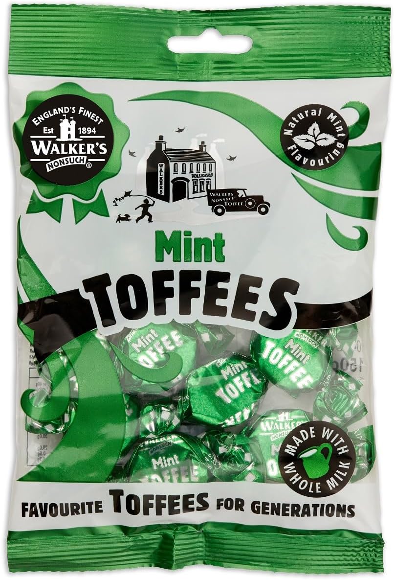 Amazon.com : Walkers' Nonsuch English Creamy Toffees | with Whole Milk ...