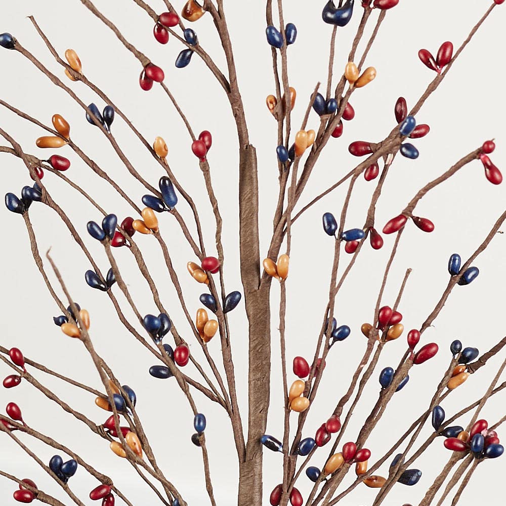 Artificial Red Pack Of 3 Country Garden Pip Berry Stems By Factory ...