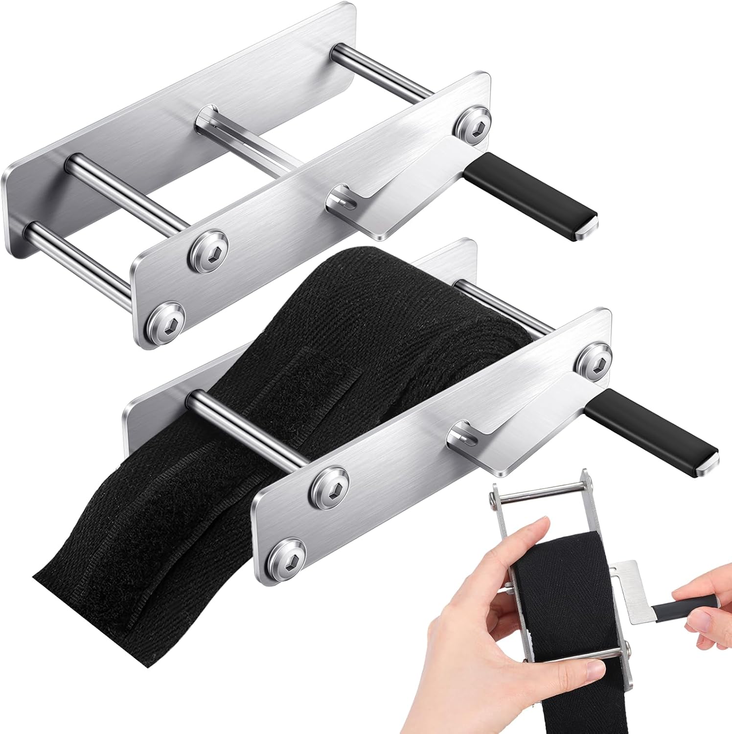 Amazon.com : Gisafai 2 Pcs Metal Hand Wrap Roller Stainless Steel ...