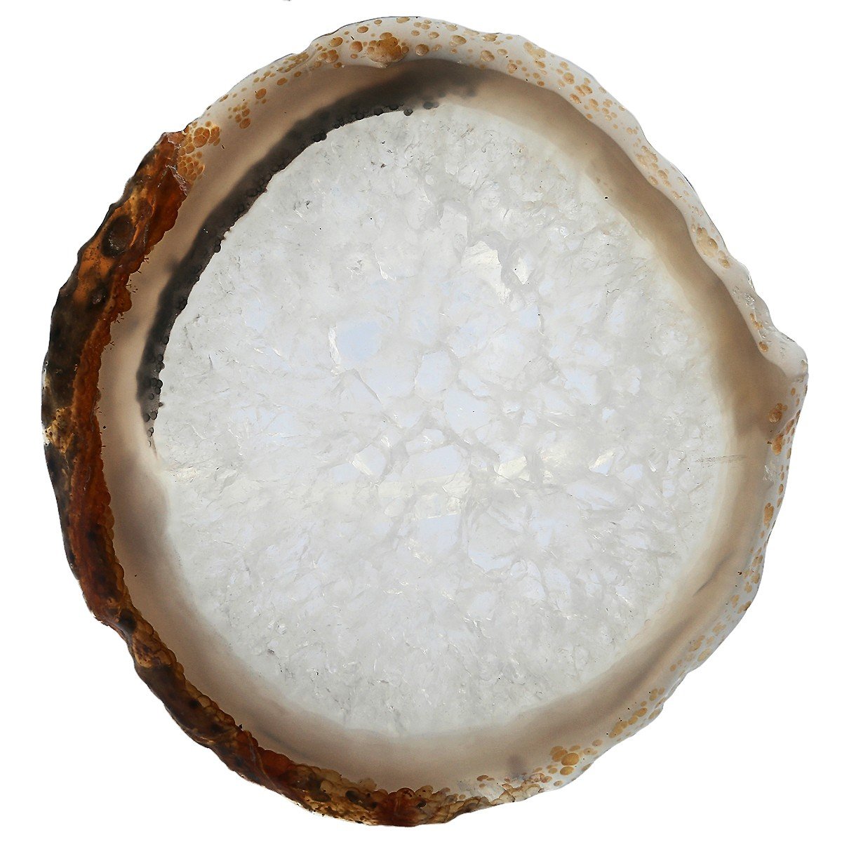 Amazon.com: rockcloud 1 PC Agate Slices Geode Stones,Place Card ...
