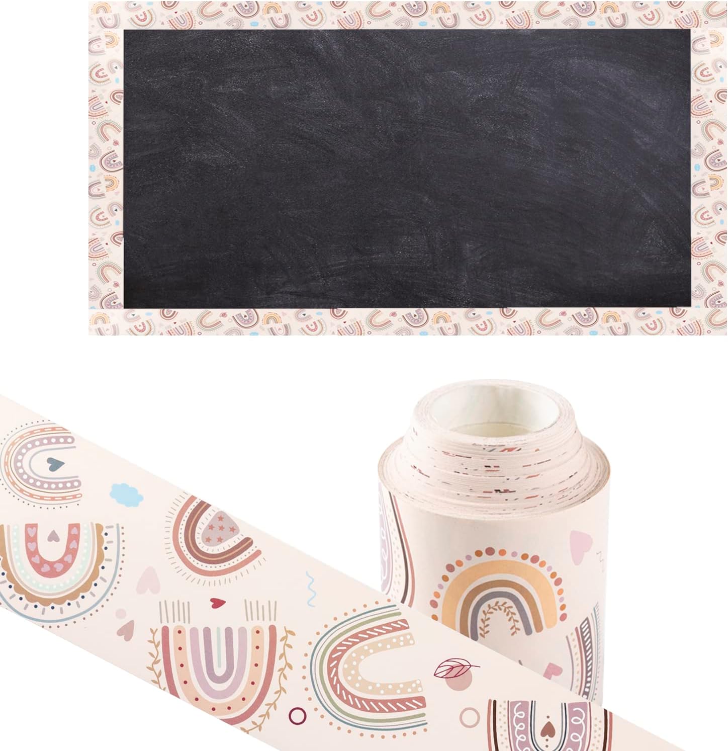 Amazon.com: Bulletin Board Borders Rainbow Trim Self Adhesive Winter ...