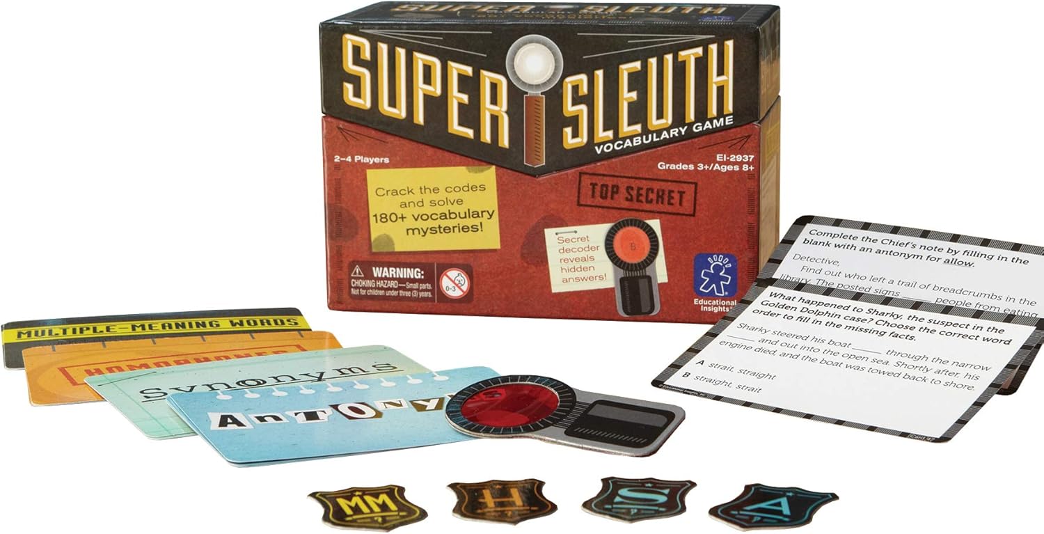 Amazon.com: Educational Insights Super Sleuth Vocabulary Game : Toys ...