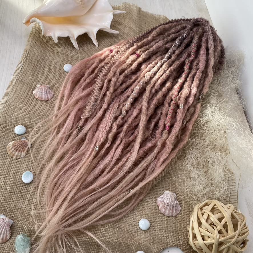 Buy Synthetic Crochet Dreads — Tree Roots, Pink Dreads, Synthetic ...