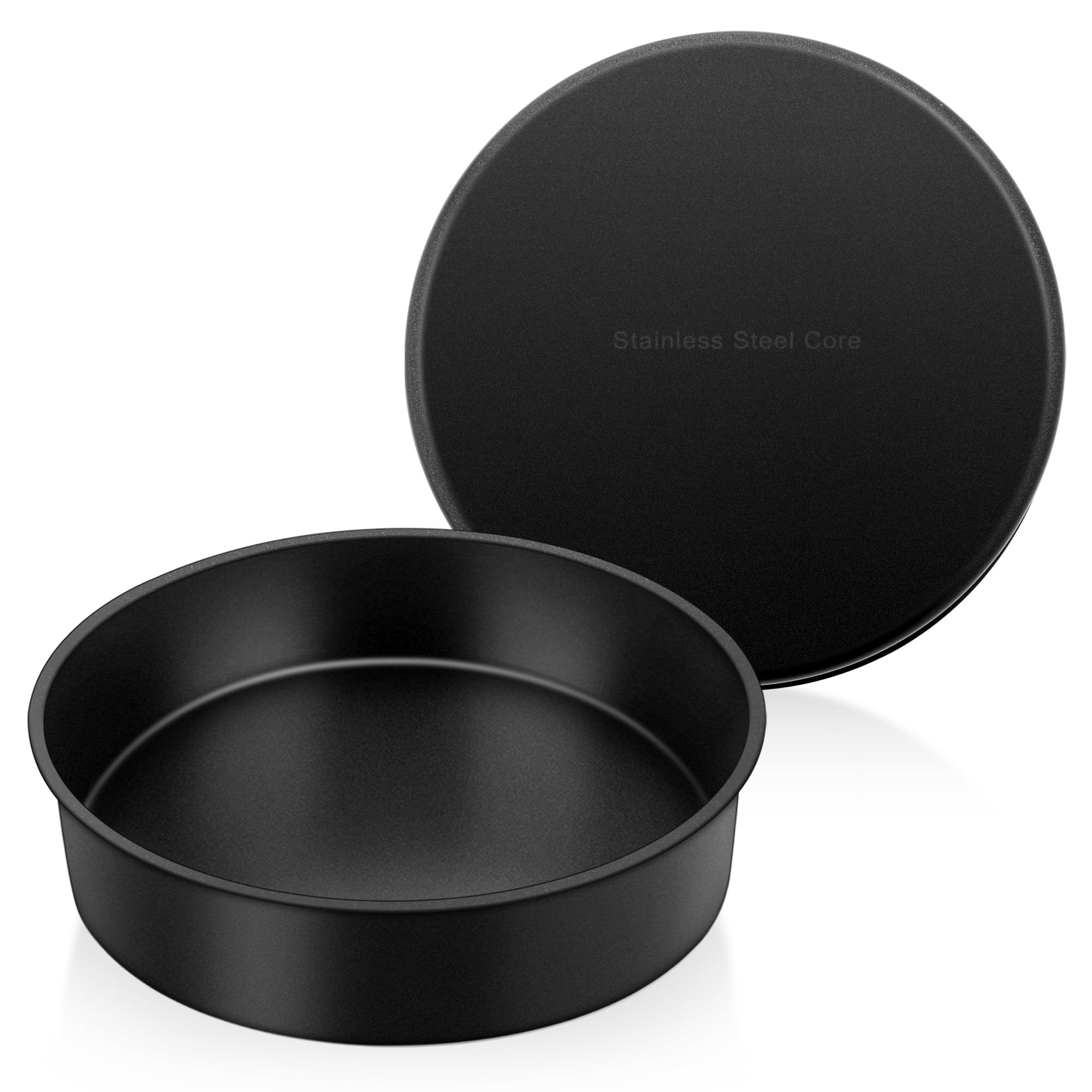 Amazon.com: E-far 9½ x 2 Inch Round Cake Pans, 2 Pieces Nonstick Round ...