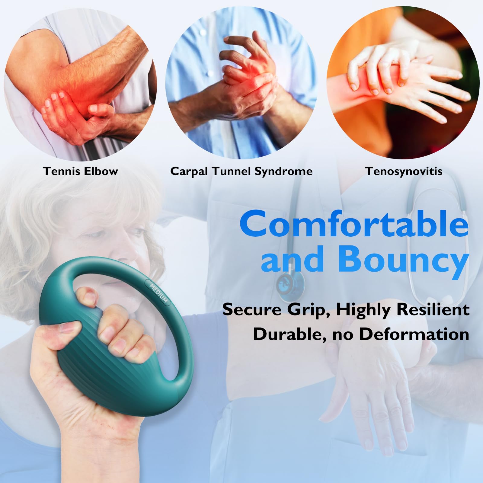 Snapklik.com : FitBeast Hand Exercise Balls - Medium Resistance Levels ...